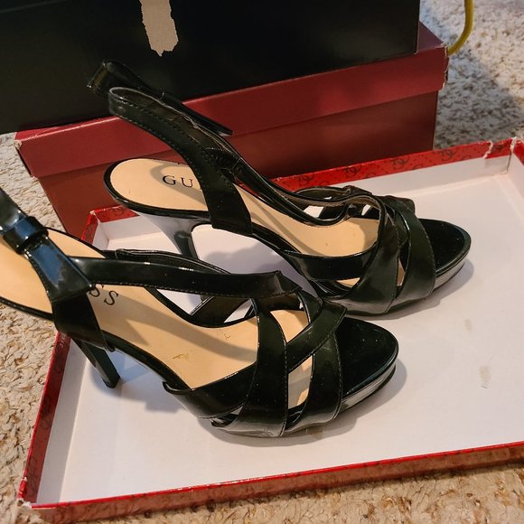Guess | Shoes | New Guess Heels Style Gwanamarias 55 Black | Poshmark